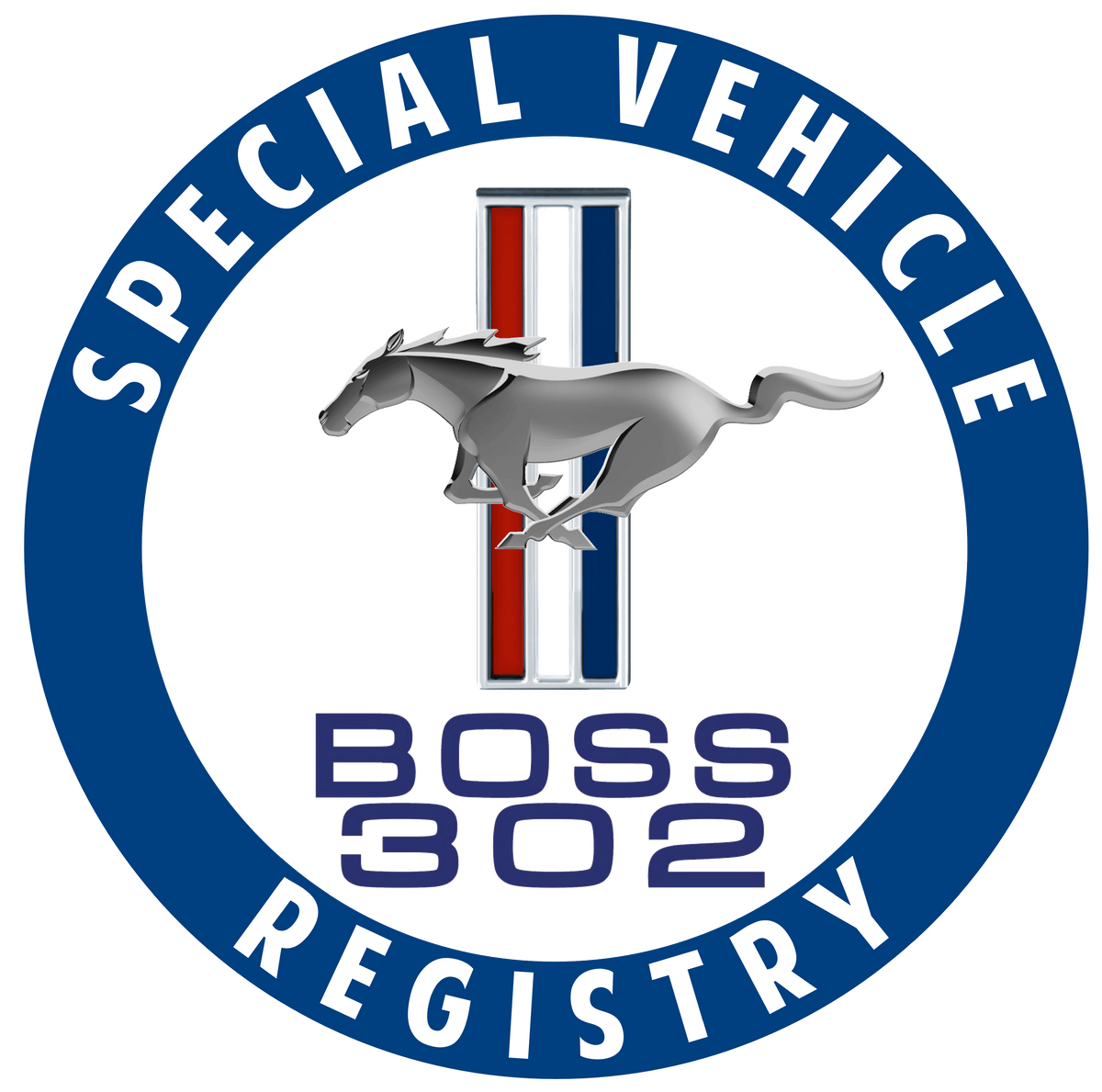 Ford Mustang Boss 302 Registry Decal – Special Vehicle Registry Store