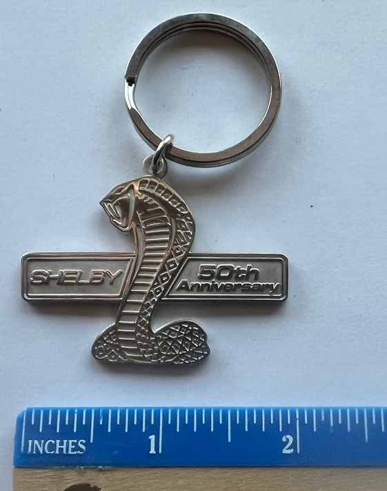 Shelby American 50th Anniversary Key Chain - Tiffany Snake – Special ...